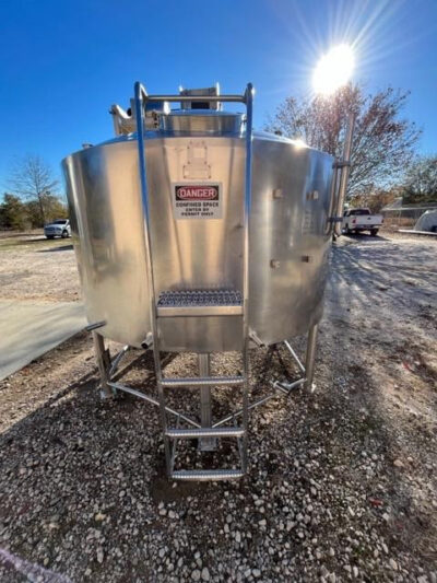 1000 Gallon Jacketed Stainless Mix Tank | Valiant Industries