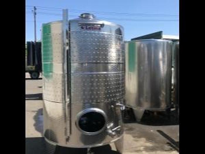 1100 gallon closed top jacketed storage tank | Valiant Industries