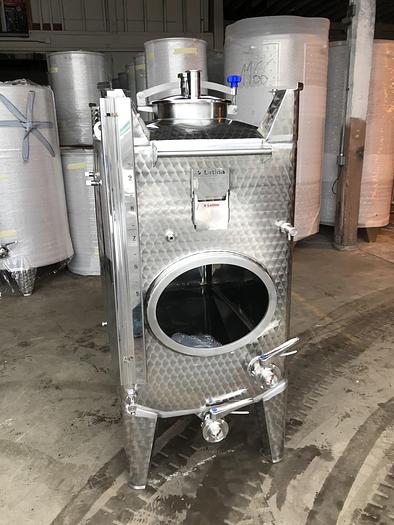 265 Gallon jacketed square stackable storage tote tank | Valiant Industries