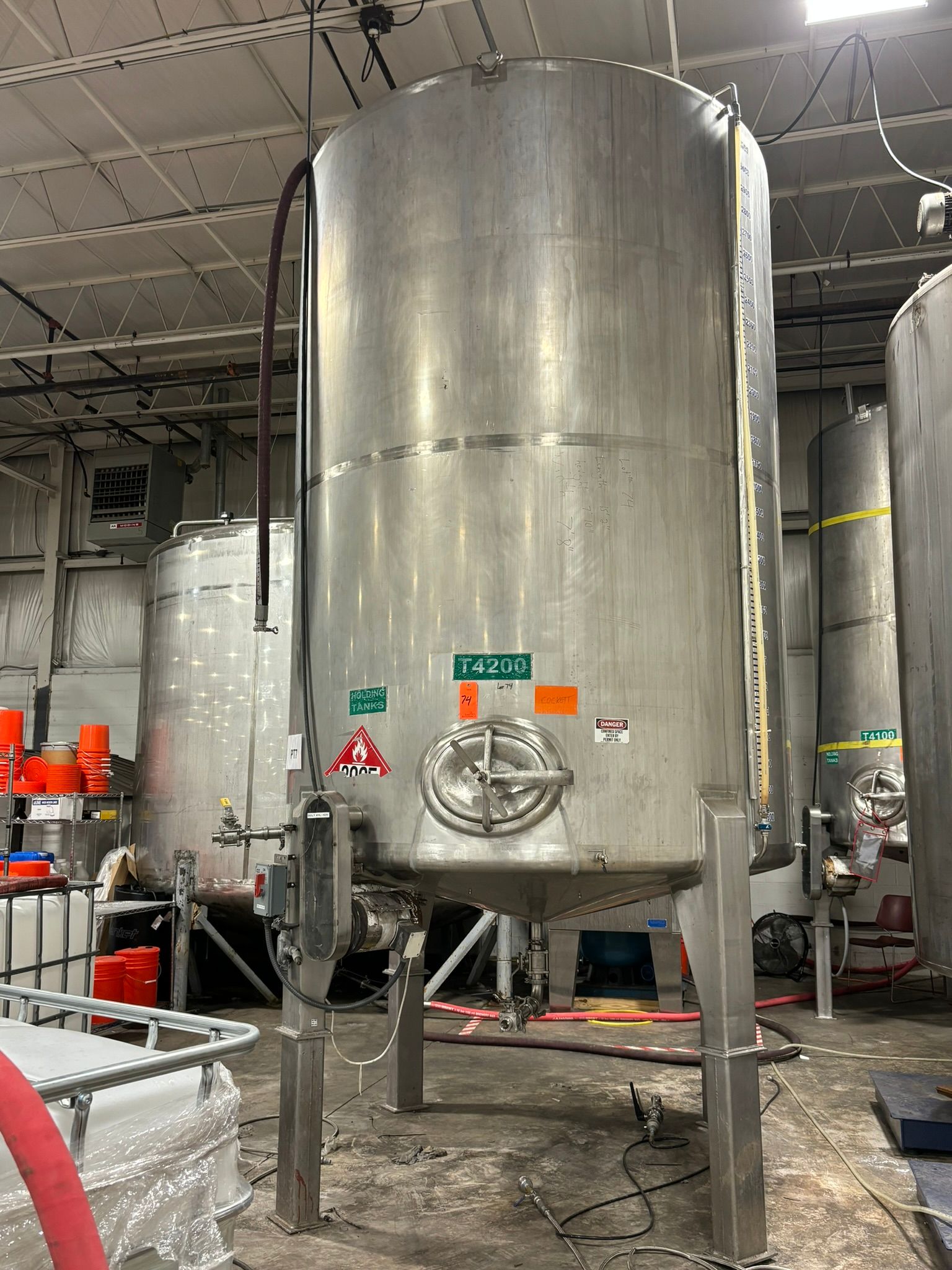 3000 Gallon Stainless Mix Tank | Valiant Industries