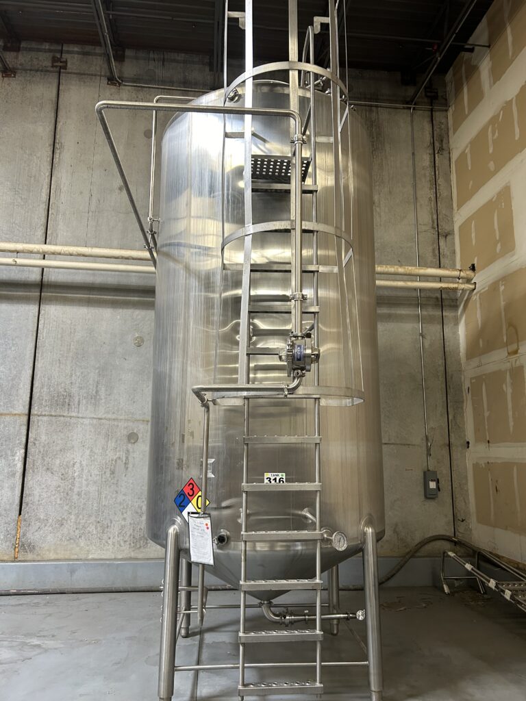 3700 Gallon Feldmeier Mix Tank 316L | Valiant Industries