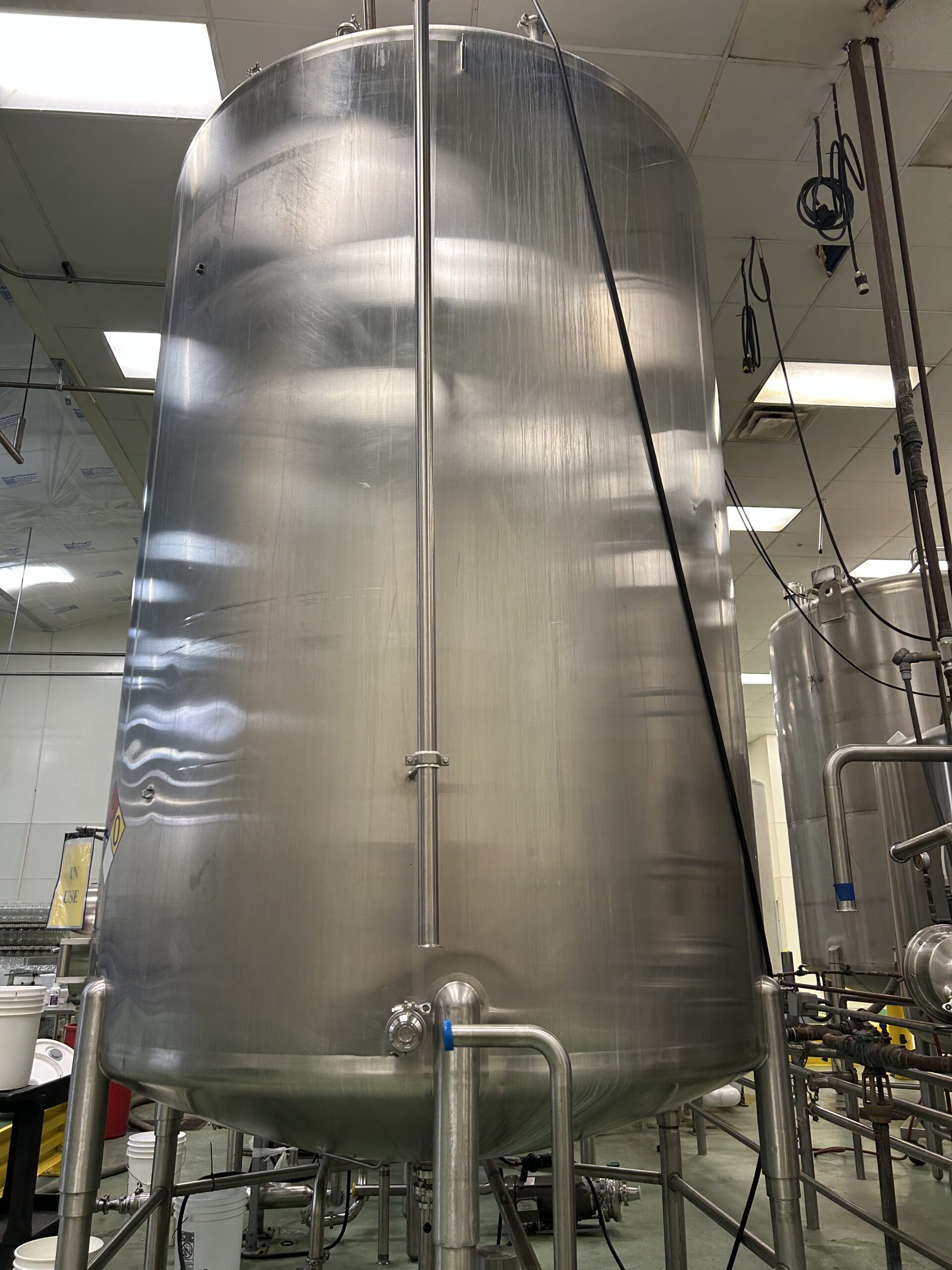 4500 Gallon Stainless Steel Mix Tank | Valiant Industries
