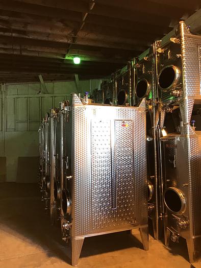 528 gallon jacketed square stackable storage tank | Valiant Industries