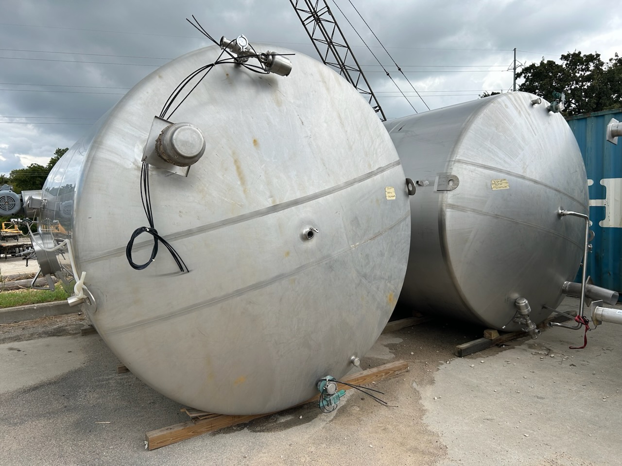 6000 Gallon Stainless Steel Mix Tank | Valiant Industries