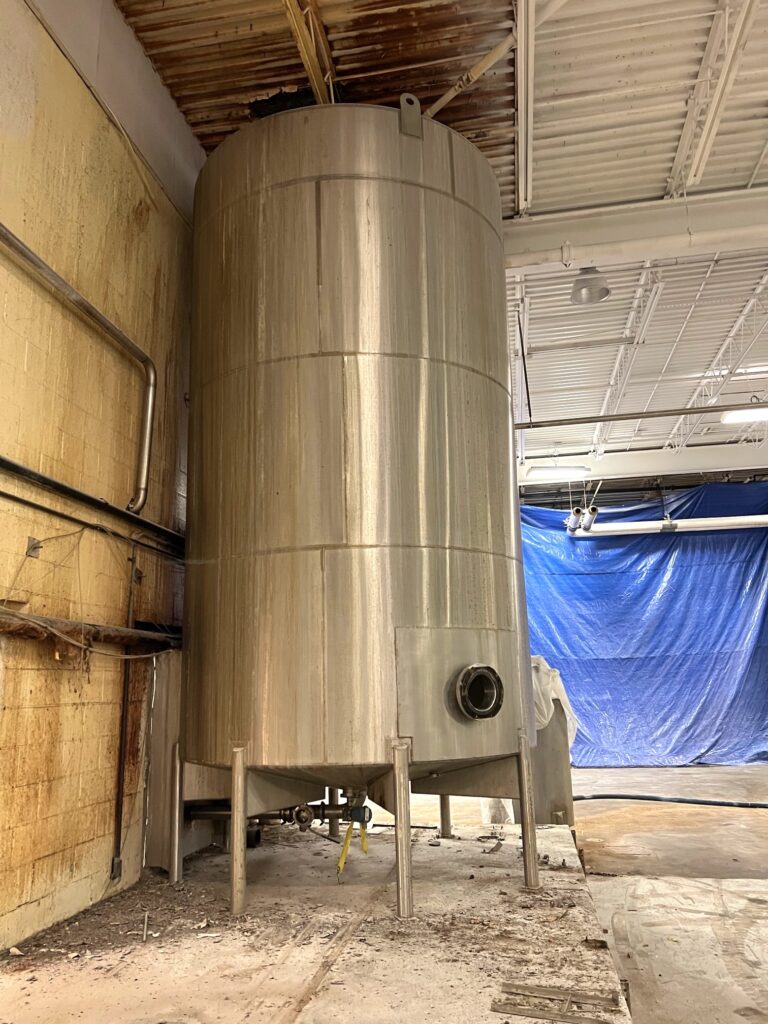 6000 gallon stainless storage tank | Valiant Industries