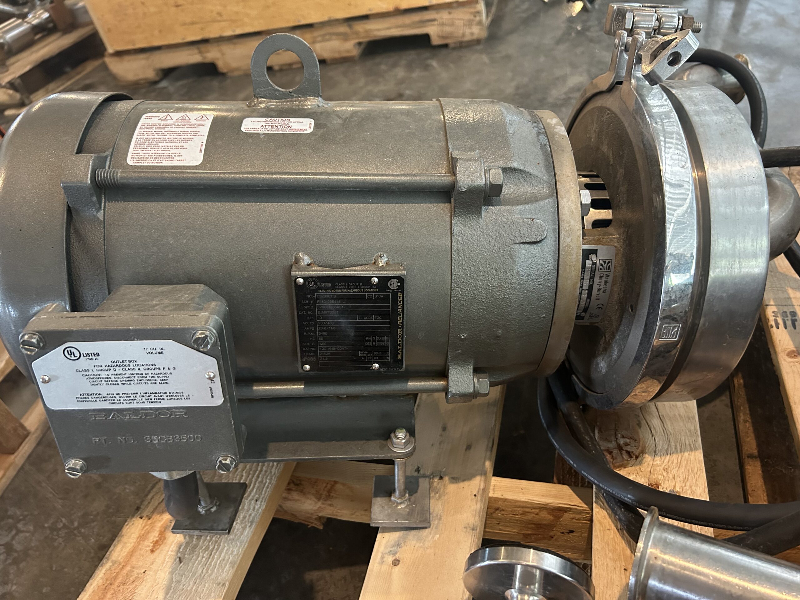 Baldor Reliance 10 HP Motor | Valiant Industries