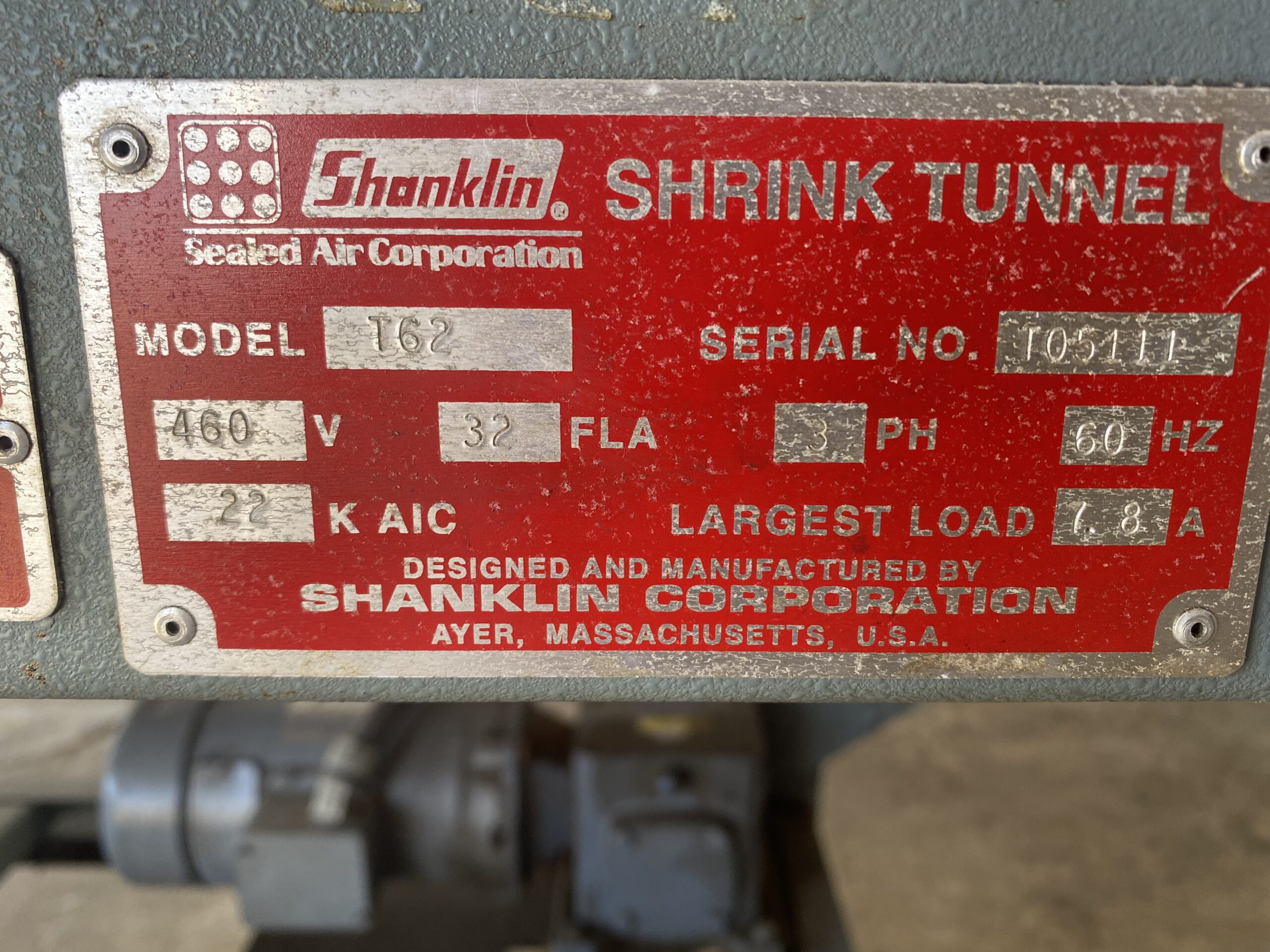 Shanklin T62 Shrink Tunnel | Valiant Industries