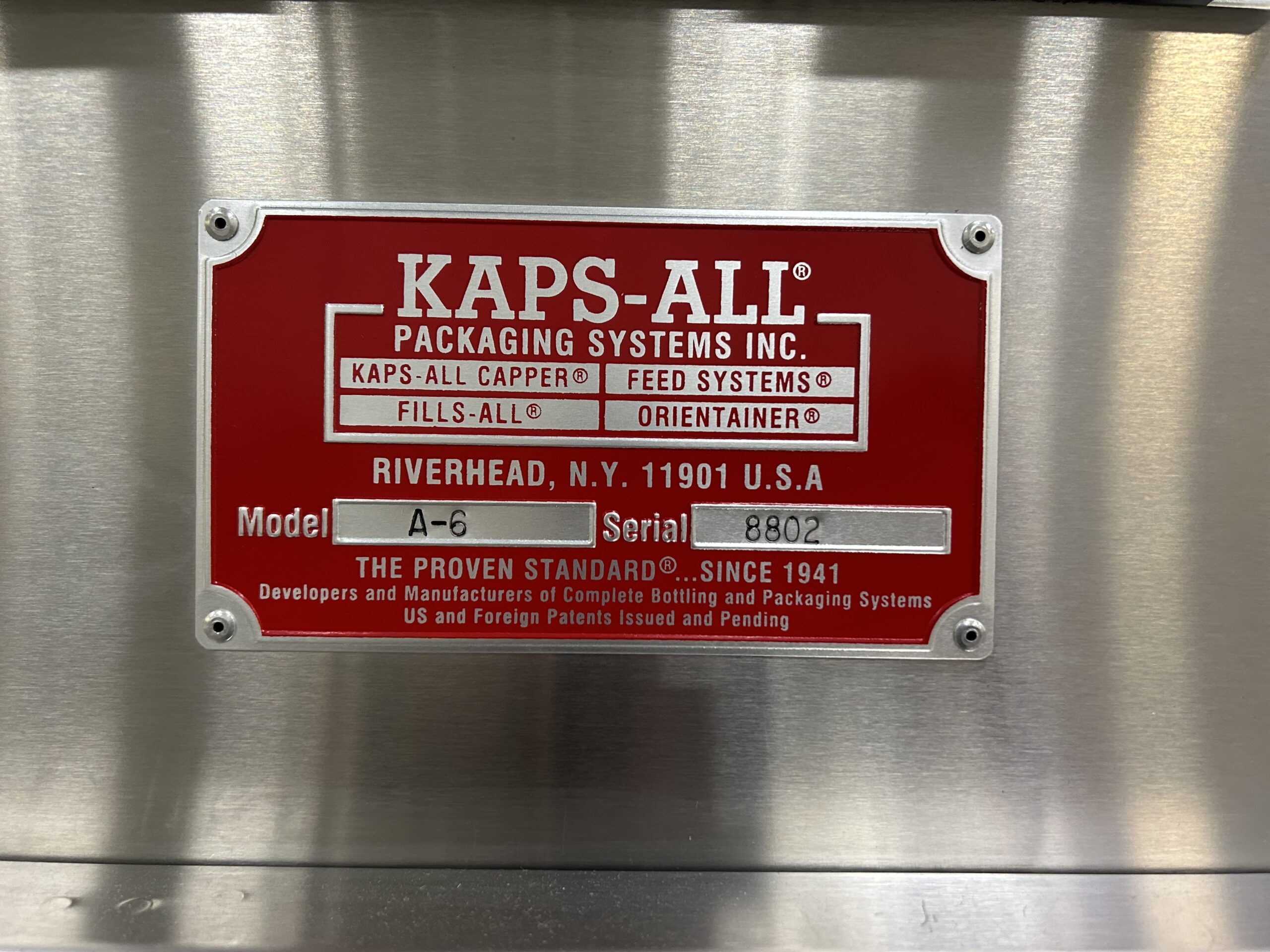 KAPS-ALL Capper A-6 | Valiant Industries