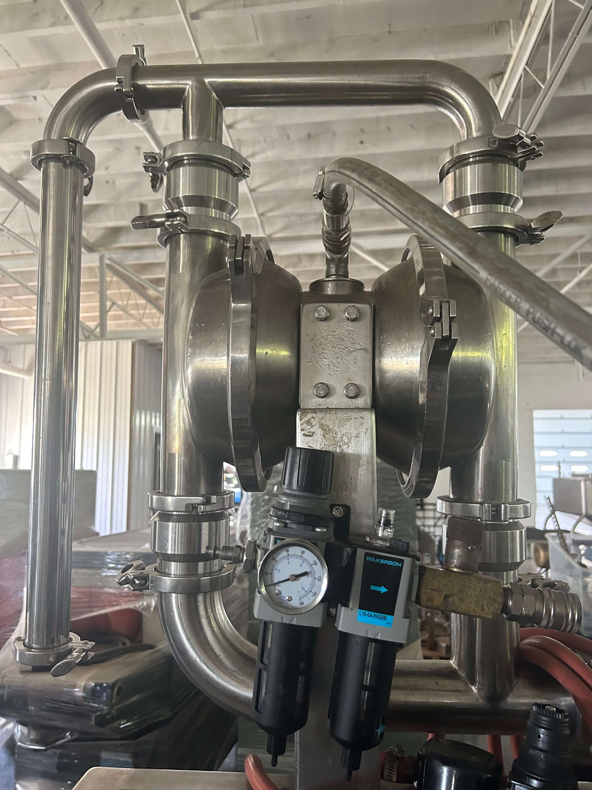 Murzan Stainless Steel Sanitary Pneumatic Diaphragm Pump | Valiant ...