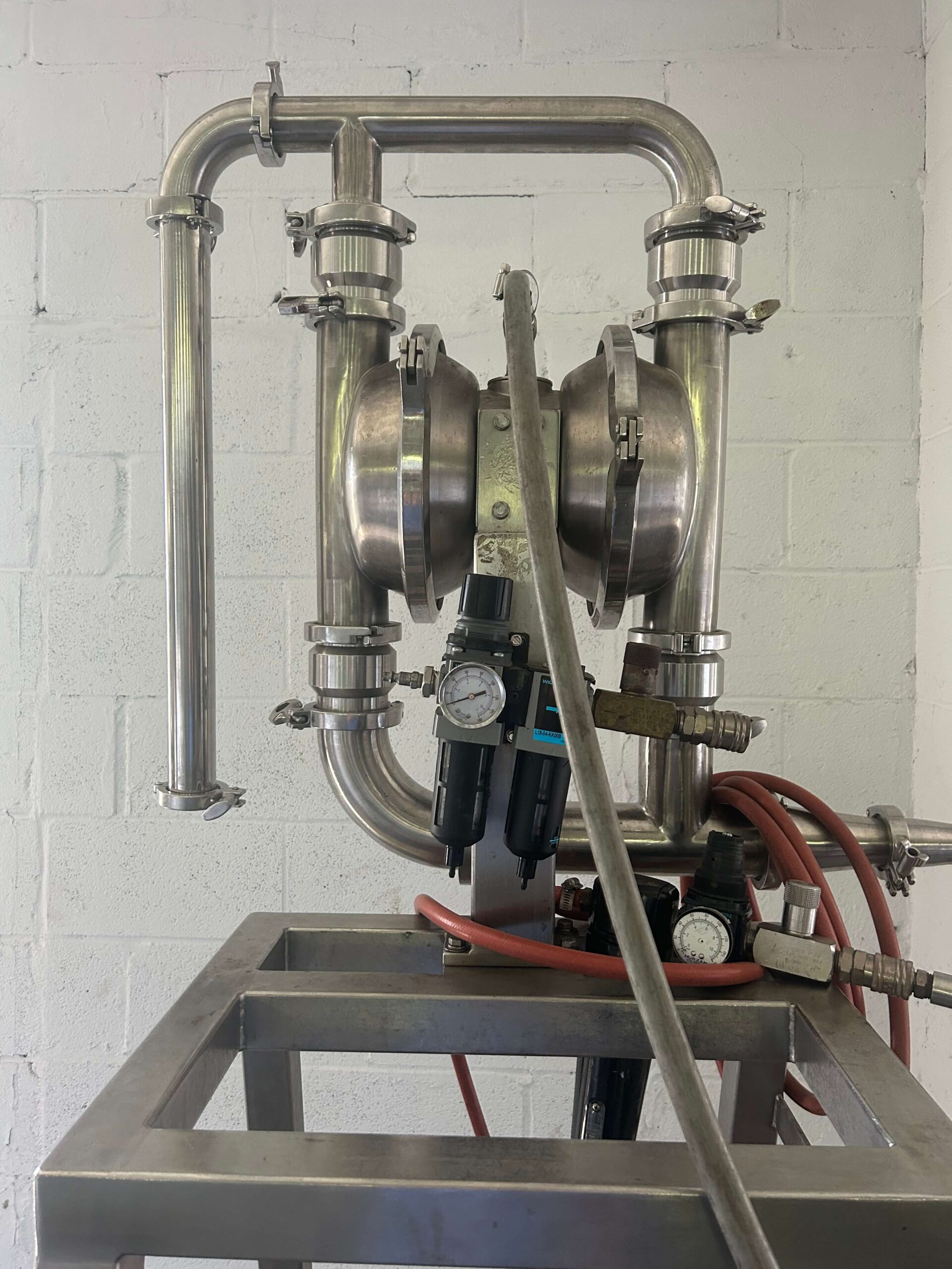 Murzan Stainless Steel Sanitary Pneumatic Diaphragm Pump | Valiant ...