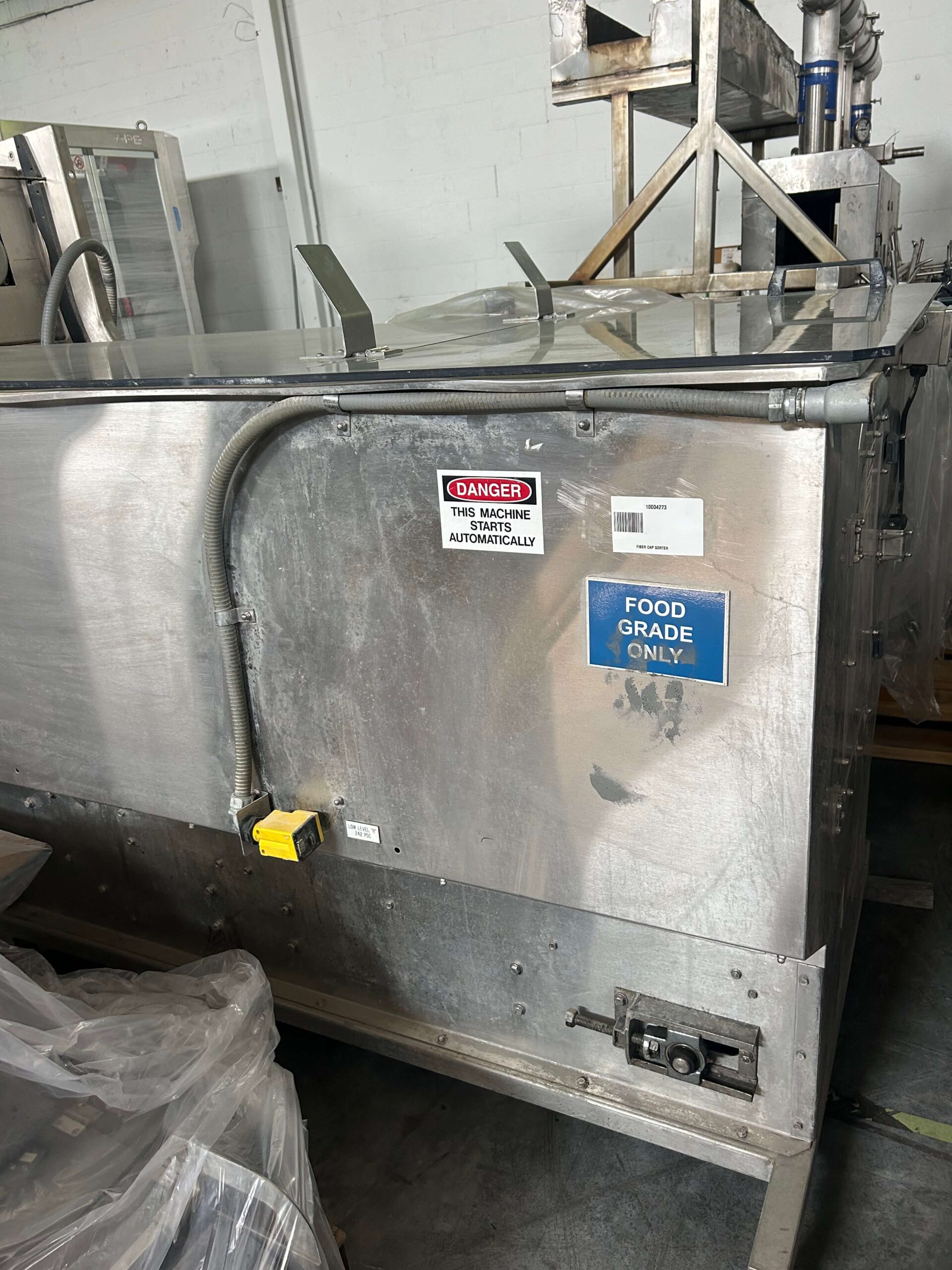 Sidel Cap Feeder and Elevator | Valiant Industries