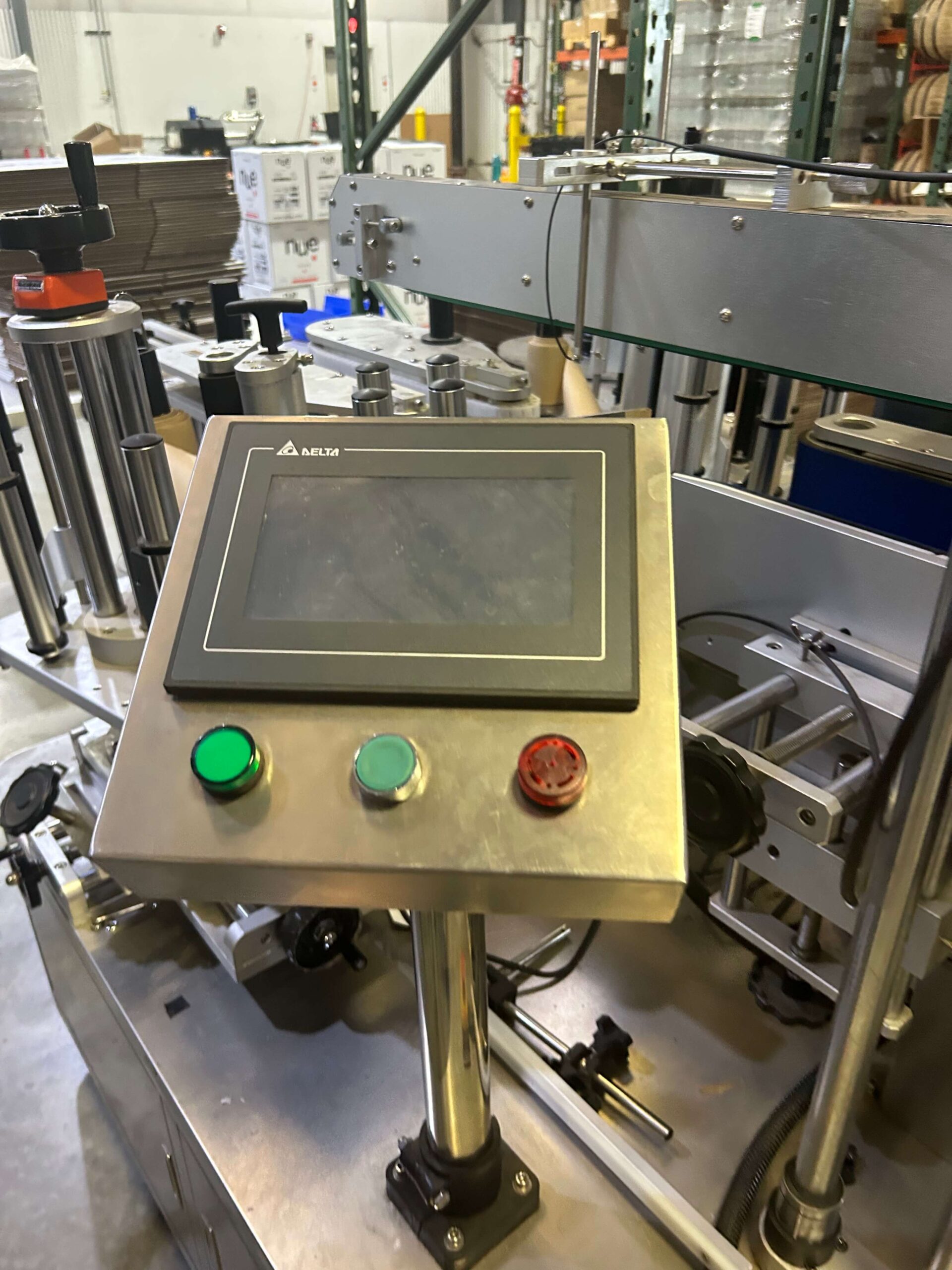 Two Head Full-Wrap Pressure Sensitive Labeler | Valiant Industries